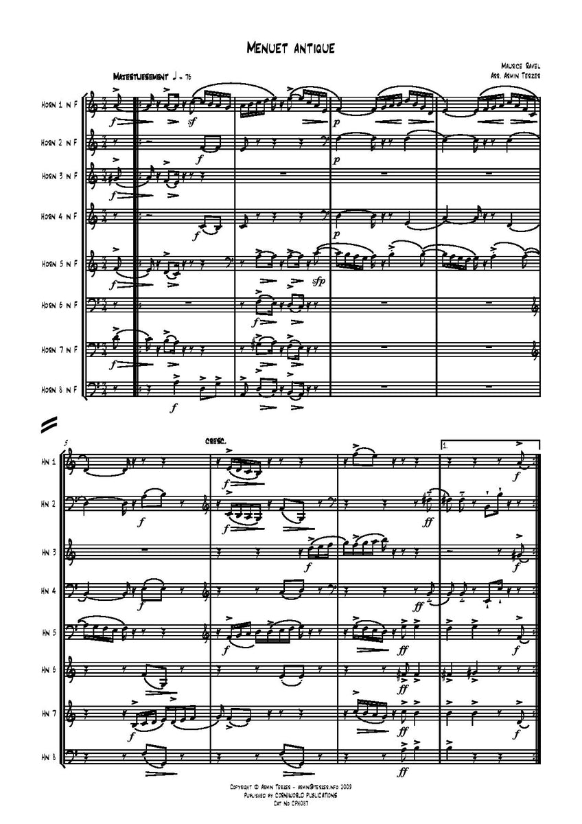 Menuet Antique CPH087